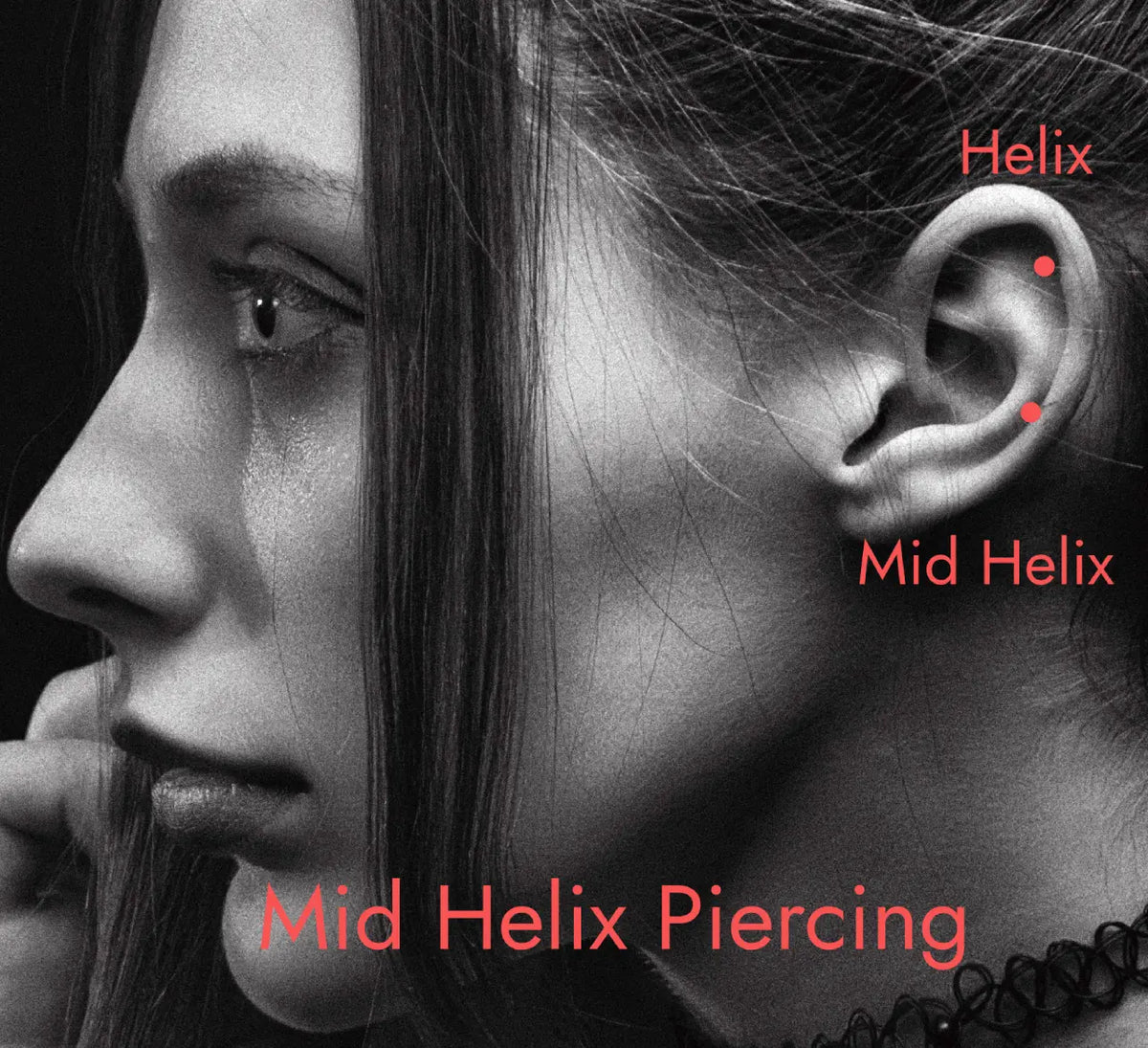 mid helix piercing stud