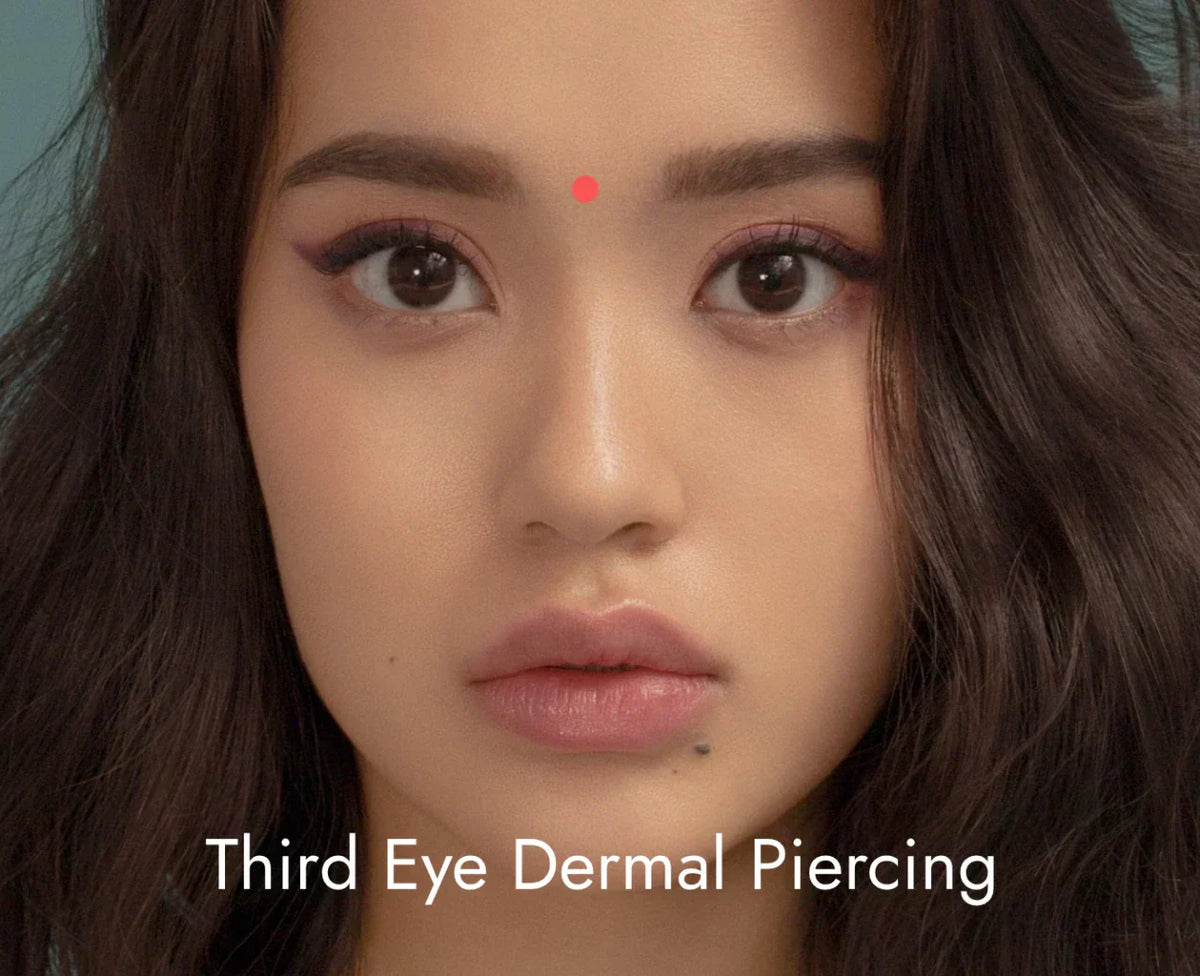 What Is a Third-Eye Piercing? Types, Meaning, Danger, Cost, Pain, Heal ...