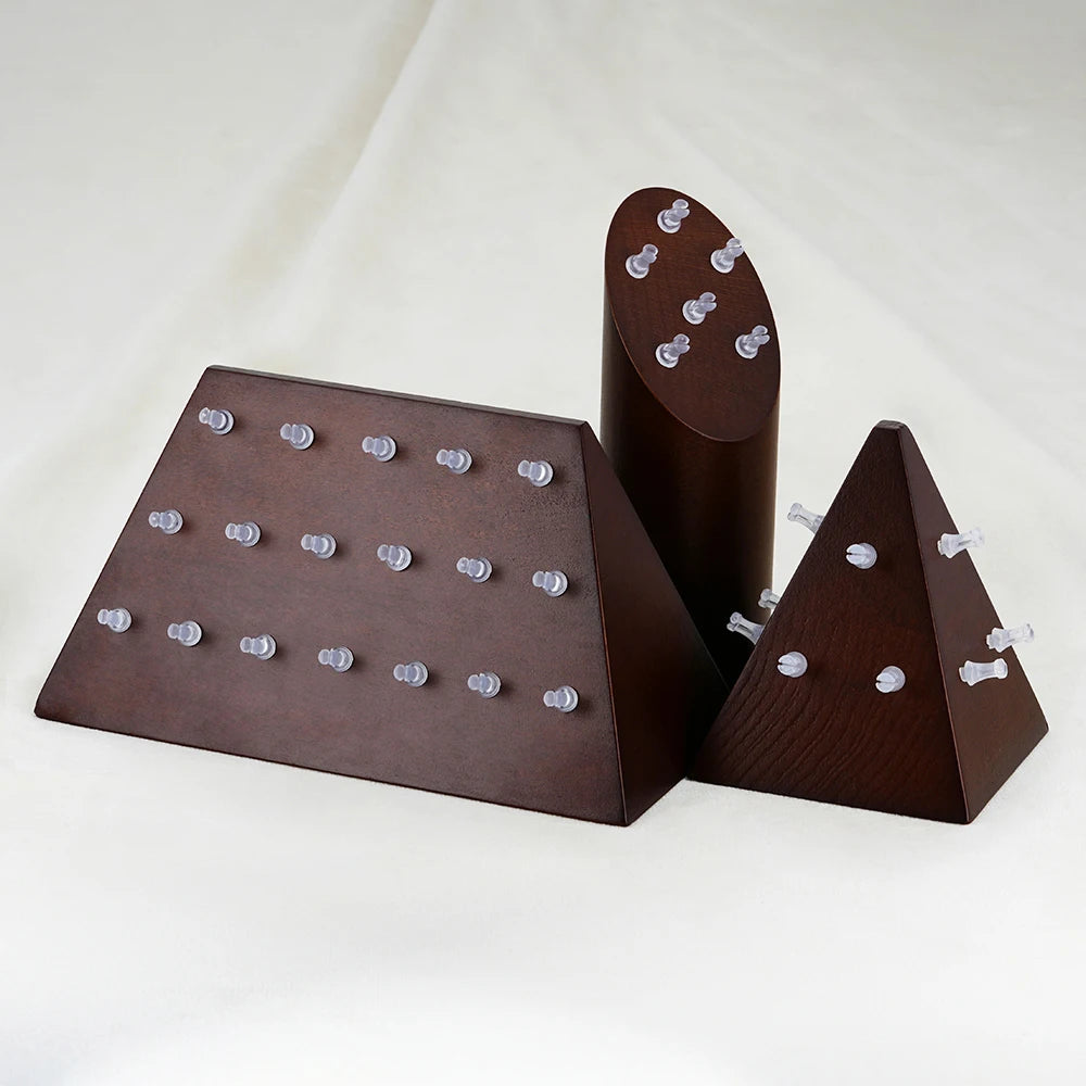 Body Jewelry Displays Made of Natural Black Walnut Wood and Beech Wood ...