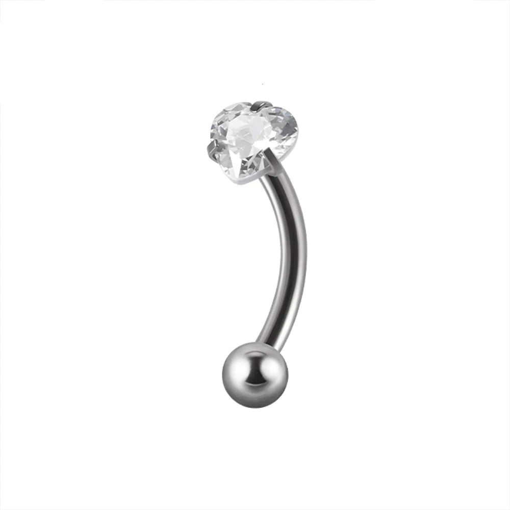 Titanium Curved Barbells (Banana Barbells) – Ashley Piercing Jewelry