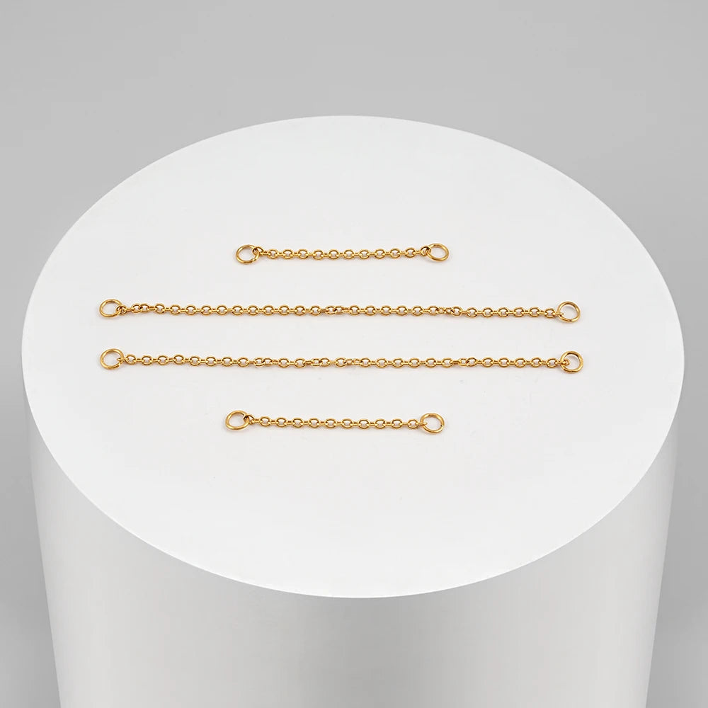 Nasallang piercing chain 0.5mm nose piercing chain 20mm 30mm 40mm 50mm ...