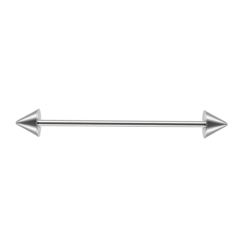 Arrow industrial piercing spike industrial piercing 14G 16G titanium b ...
