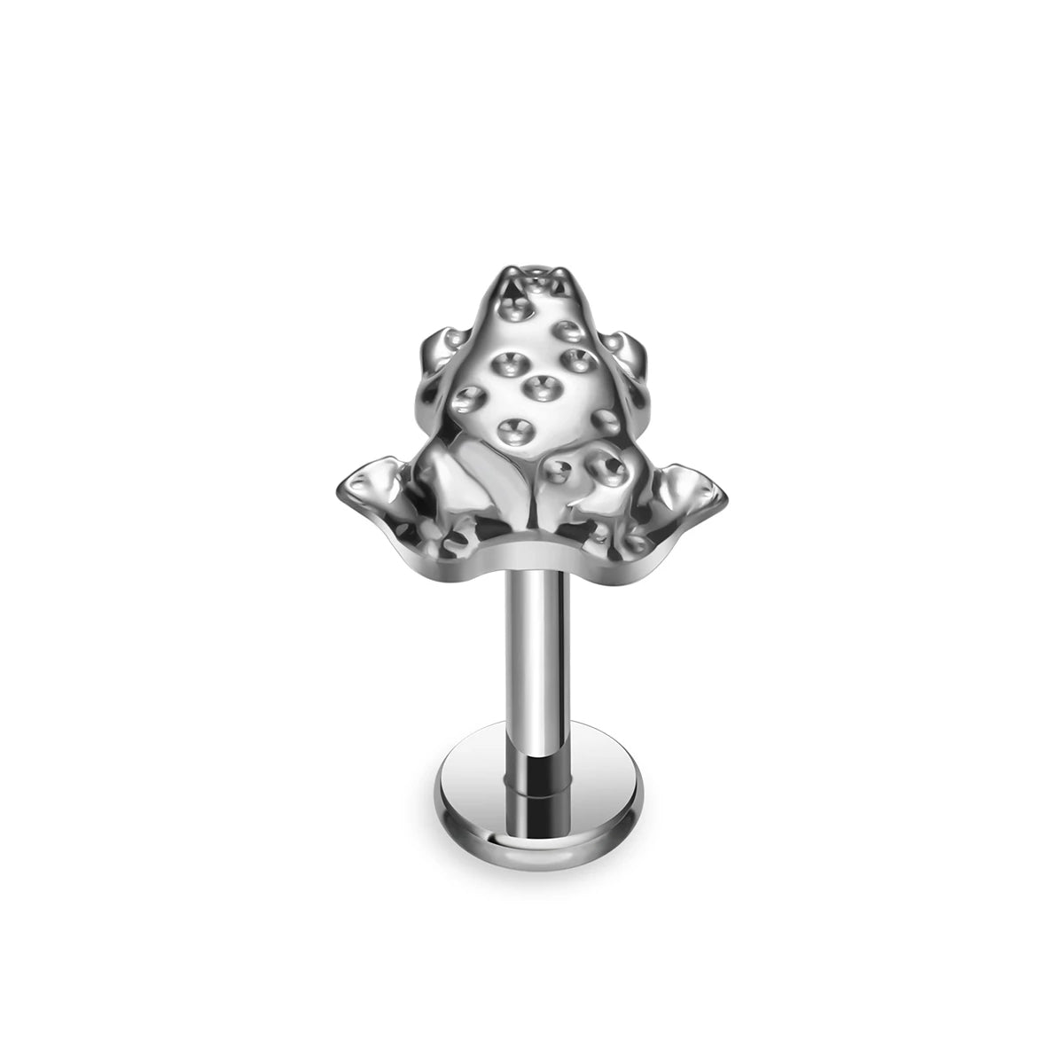 Frog nose stud frog stud earring titanium 16G cute nose studs – Ashley ...