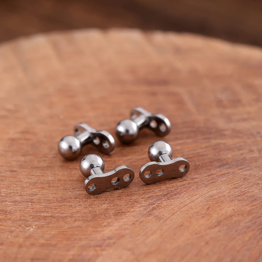 Tiny dermal piercing with a ball titanium microdermal anchor – Ashley ...