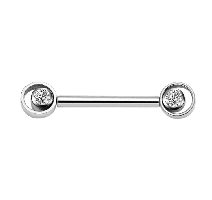 Barre per capezzoli sexy con barre per capezzoli in oro e argento con ...